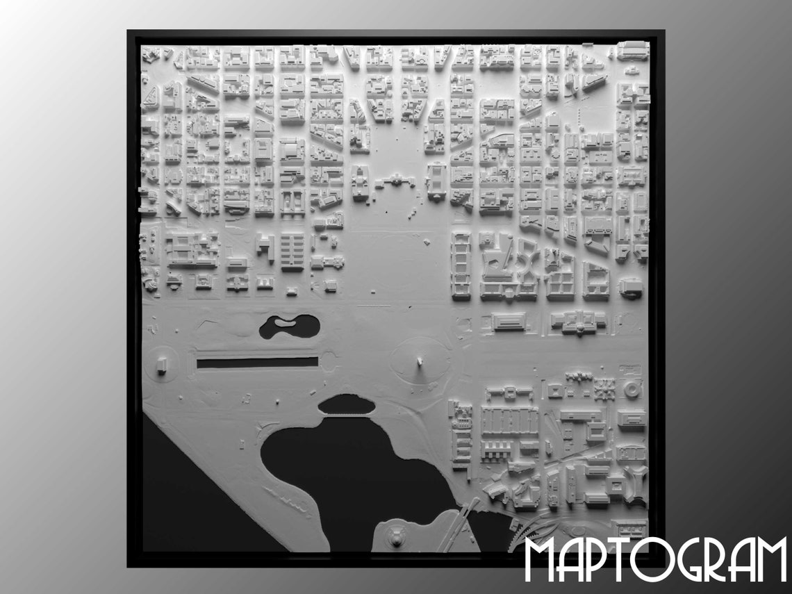 Washington DC 3D Print File | Digital Files | STL Print File | 3D ...