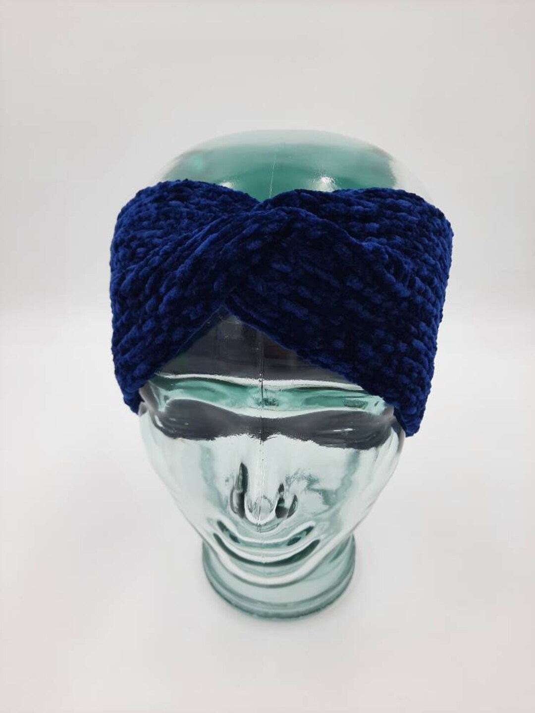Navy Blue Velvet Headband - Etsy