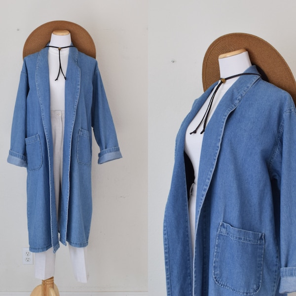 Denim Duster - Etsy