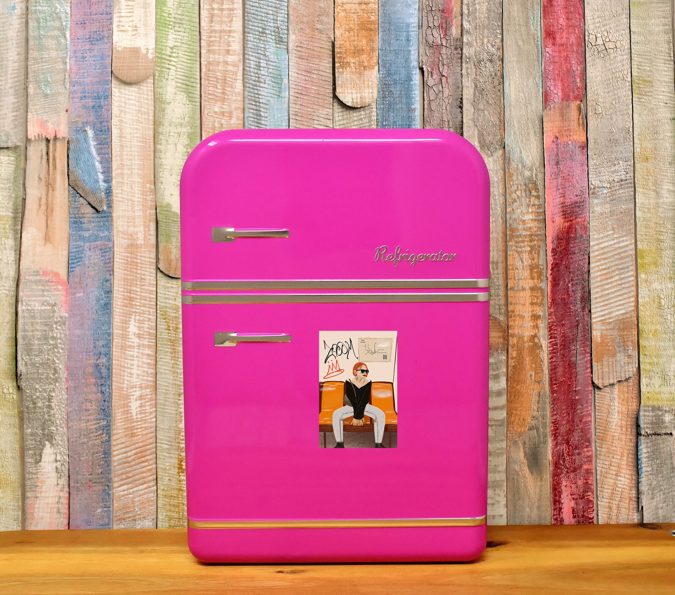 Fridge Magnets Art Magnets Fridge Funky Feminist Art Hair | Etsy