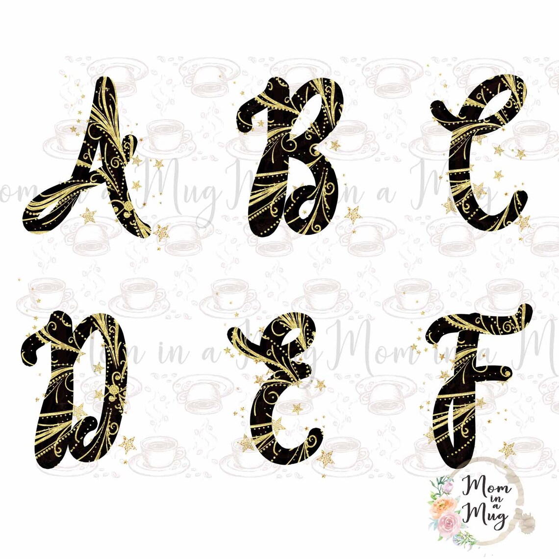 Star letters Stellar Alphabet | Etsy