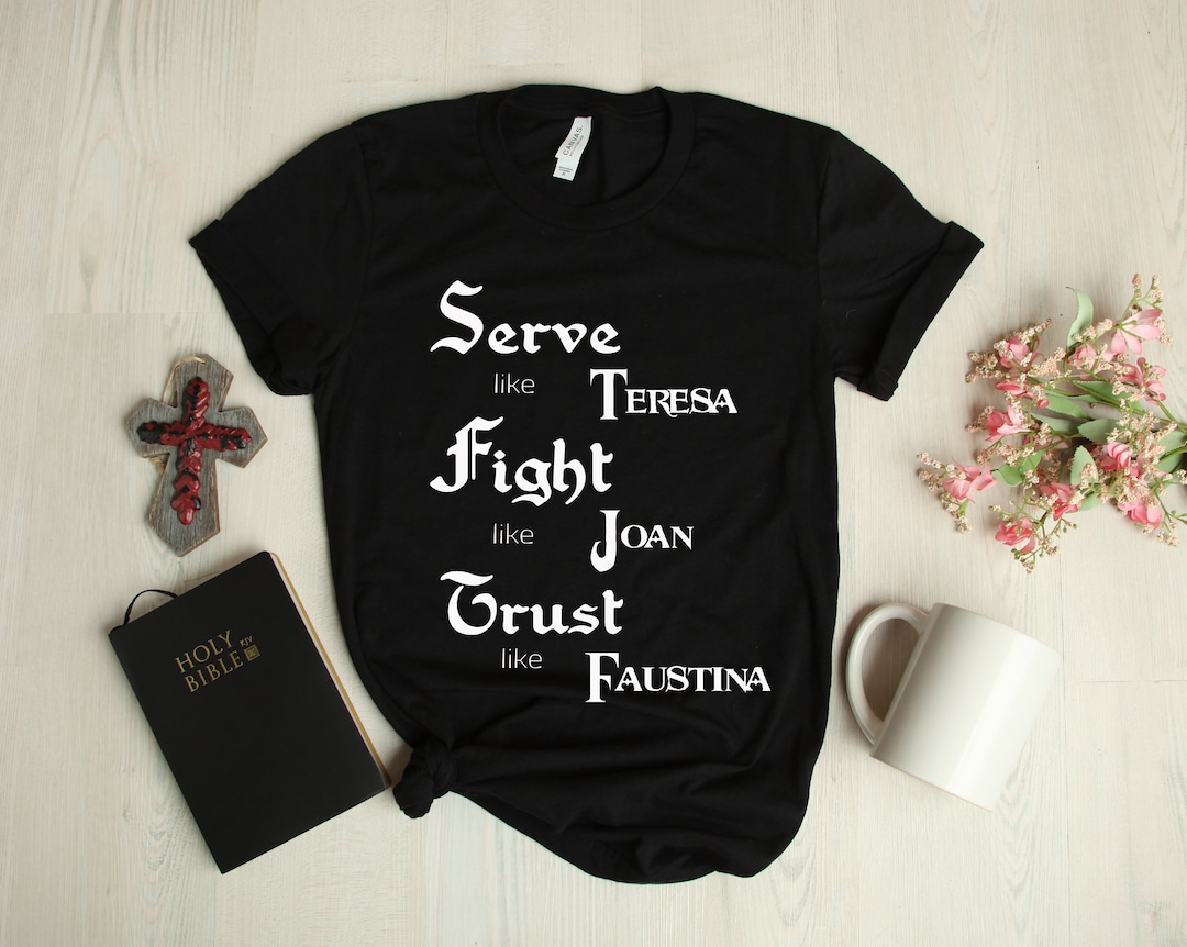 Catholic T-shirts - Etsy