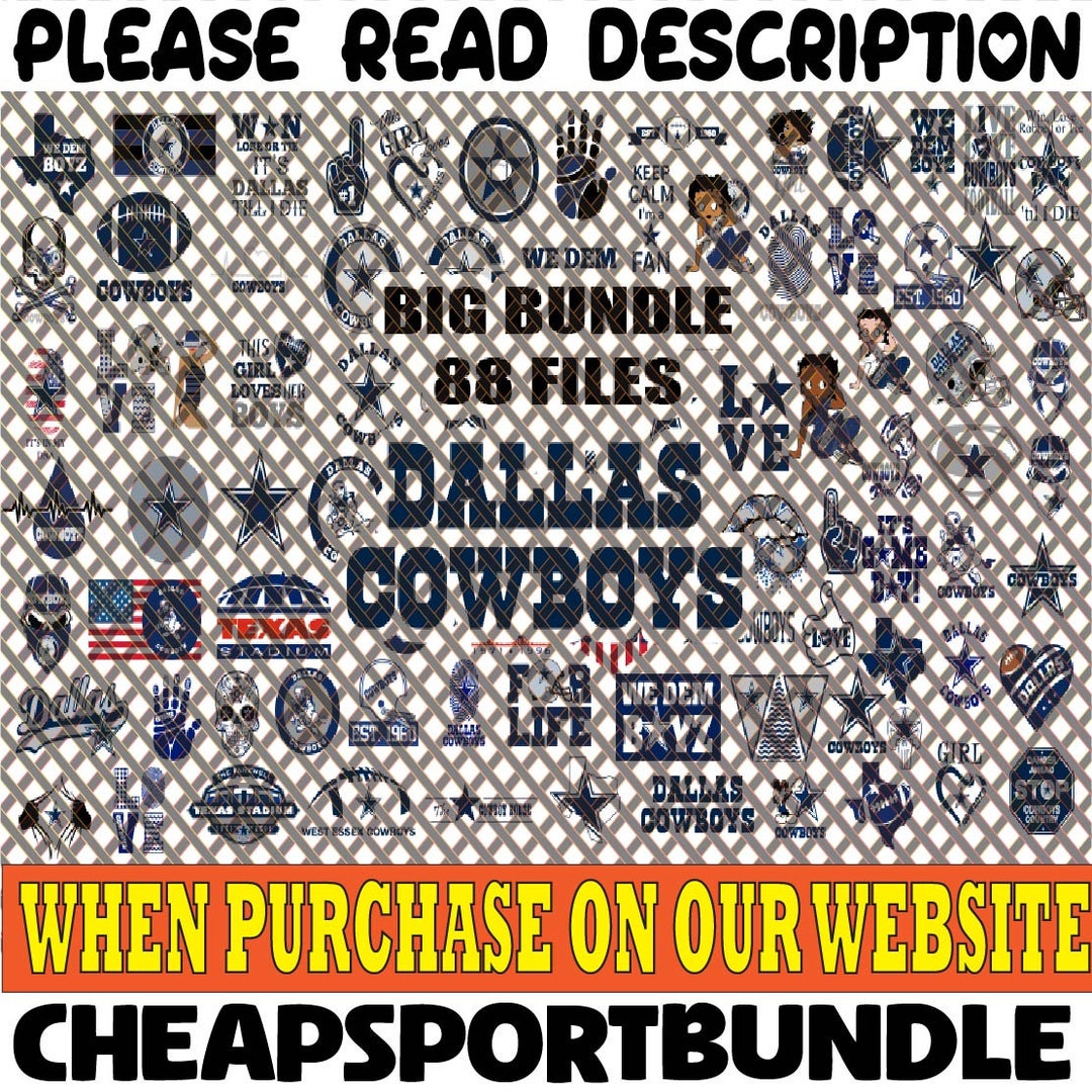 Dal-las-cow-boys-svg Clipart Bundle Cutting File NFL - Etsy