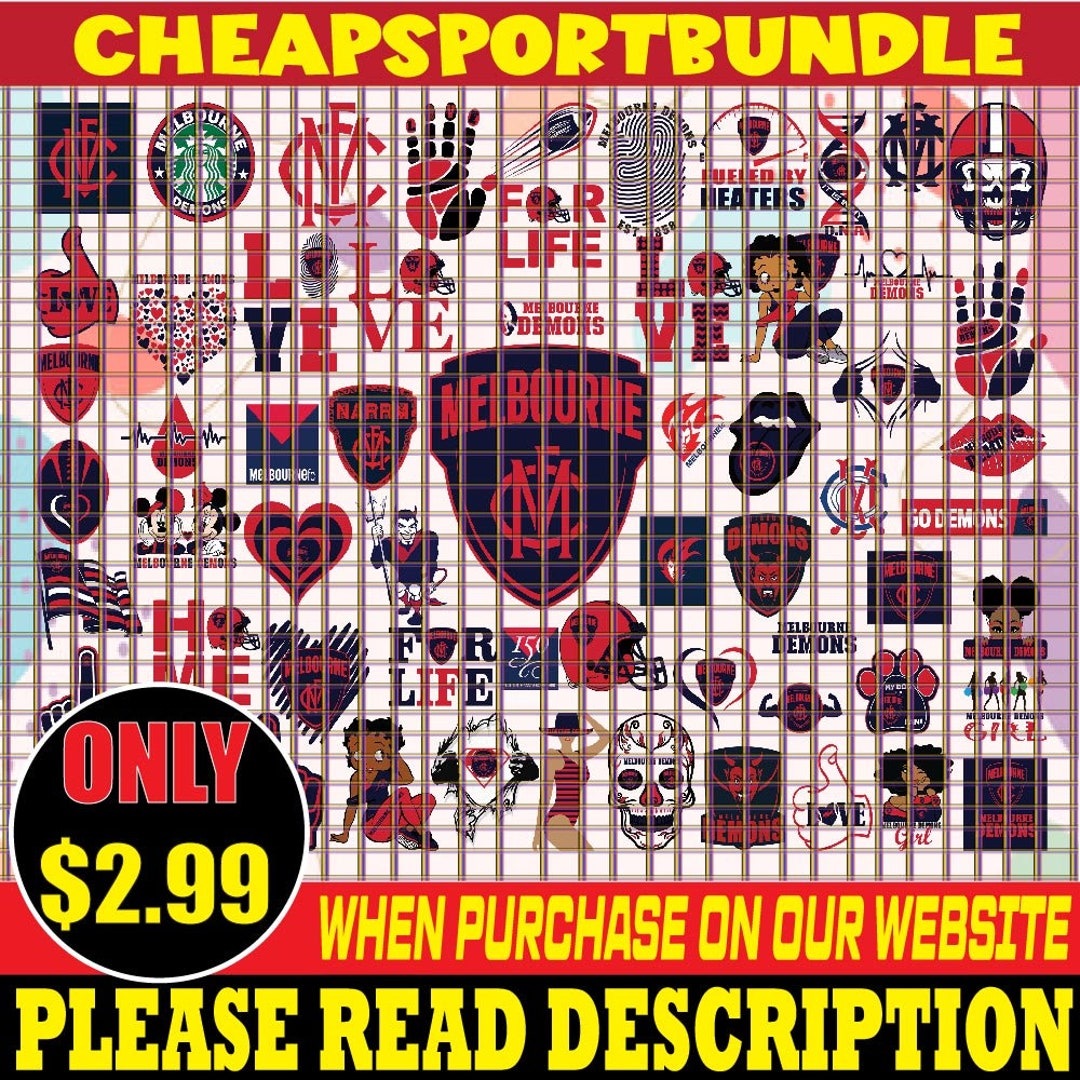 Melbourne Demons Football Team Svg Melbourne Demons Svg AFL - Etsy ...