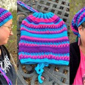 CROCHET PATTERN - Alpine Forest Dread Tube Hat - Rasta Loc Beanie - Etsy