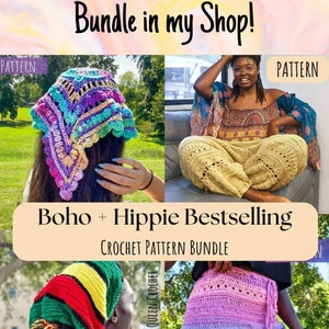 CROCHET PATTERN - Rasta Dreadlock Tube Hat - Etsy