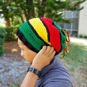 CROCHET PATTERN - Rasta Dreadlock Tube Hat - Etsy