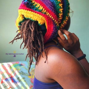 CROCHET PATTERN - Alpine Forest Dread Tube Hat - Rasta Loc Beanie - Etsy