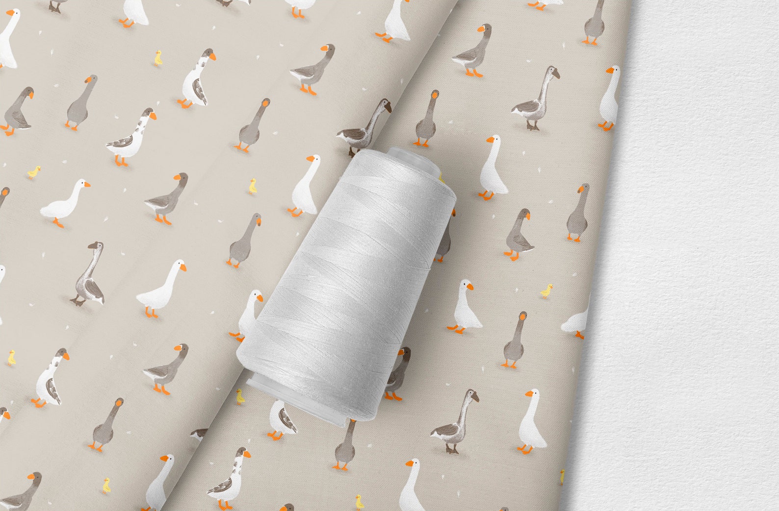 Gray Geese Seamless Pattern INSTANT DOWNLOAD Background - Etsy