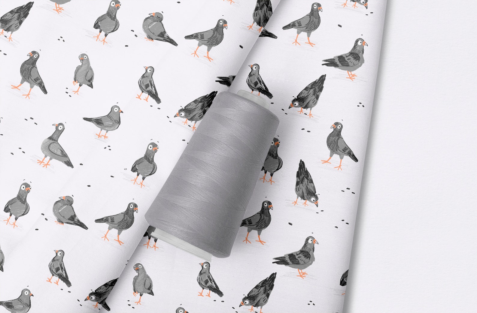 Pigeons Seamless Pattern INSTANT DOWNLOAD Background - Etsy