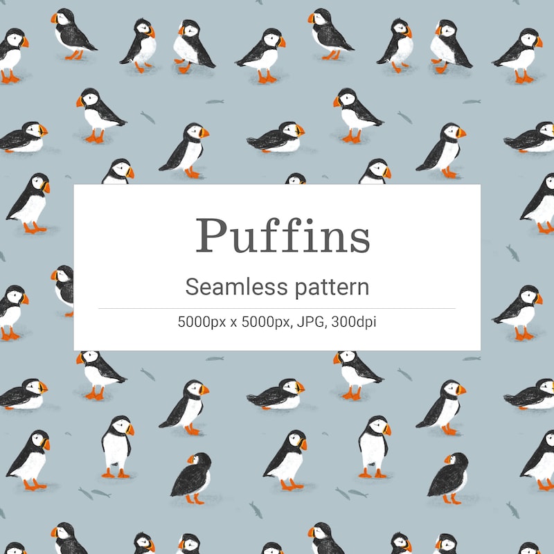 Puffin - Etsy