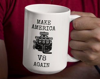 V8 Mug - Etsy