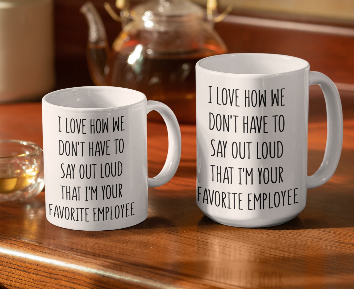 Funny mug for boss appreciation day Boss Coffee mug I love | Etsy