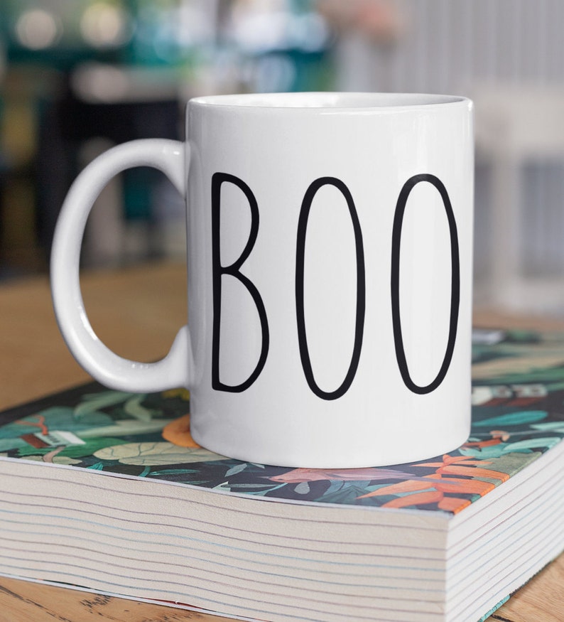 Boo Mug Boo Halloween Coffee Mug - Etsy