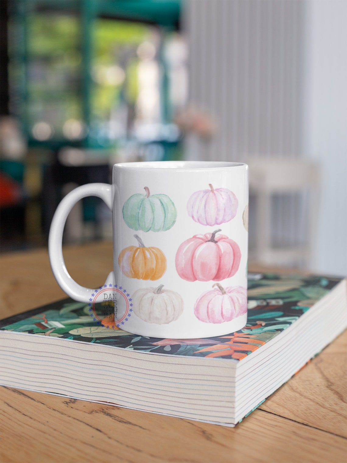 Pastel Pumpkin Mug Pumpkin Gifts Colorful Pumpkin Fall Mug - Etsy