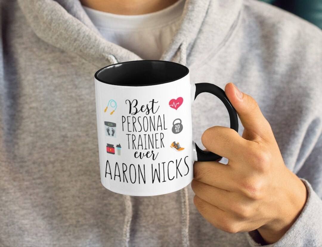 Personal Trainer Mug With Name, Personalized Mug for Personal Trainer ...
