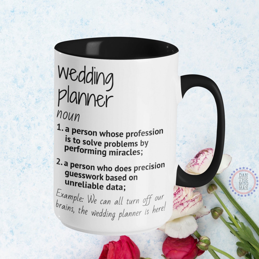 Wedding Planner Mug, Wedding Planner Definition Mug, Funny Wedding ...