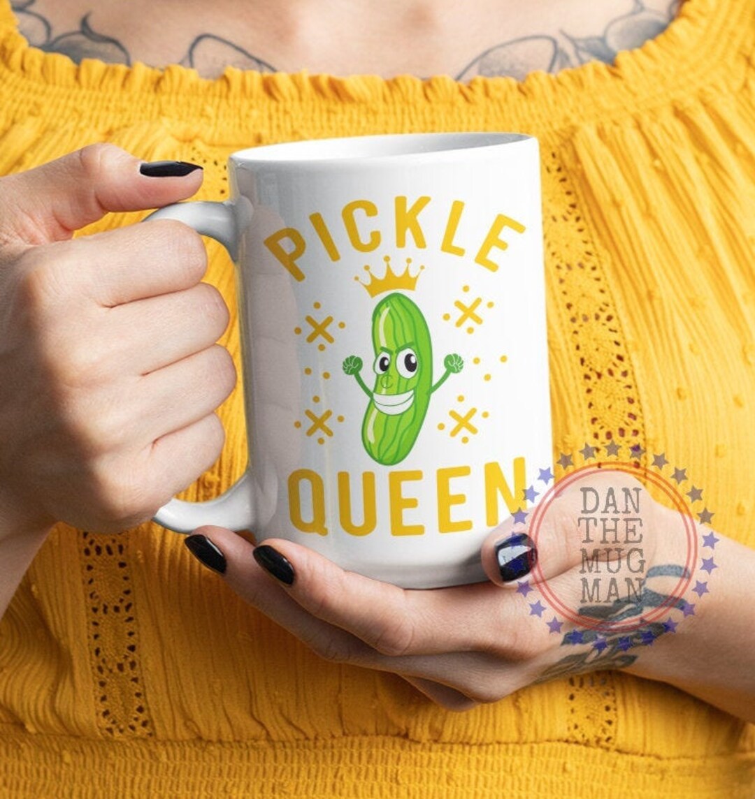 Pickle Queen Coffee Mug, Pickle Birthday Gifts, Coffee Mug Gift Set ...