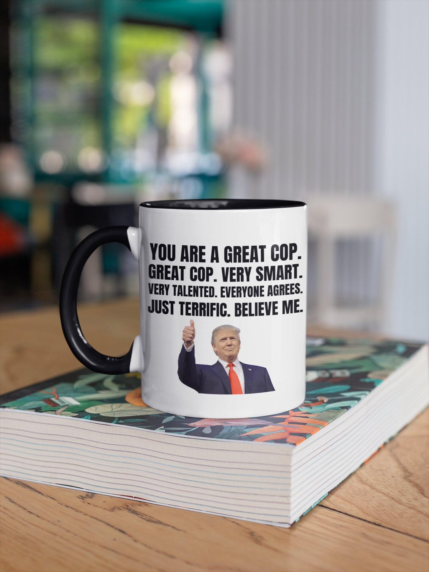 Funny Cop Mug Funny Cop Gift Trump Cop Mug Police Officer | Etsy