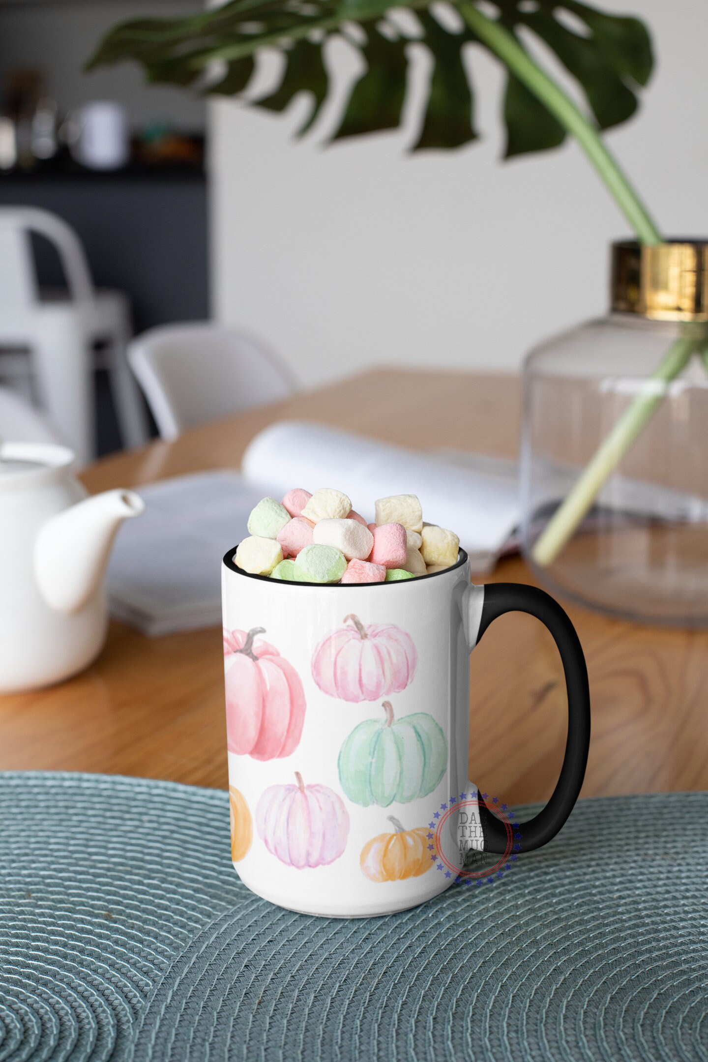 Pastel Pumpkin Mug Pumpkin Gifts Colorful Pumpkin Fall Mug - Etsy