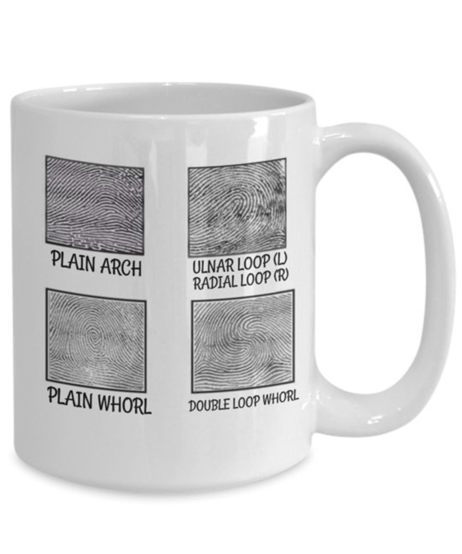 Fingerprint Coffee Mug Forensic Anthropologist Forensic - Etsy