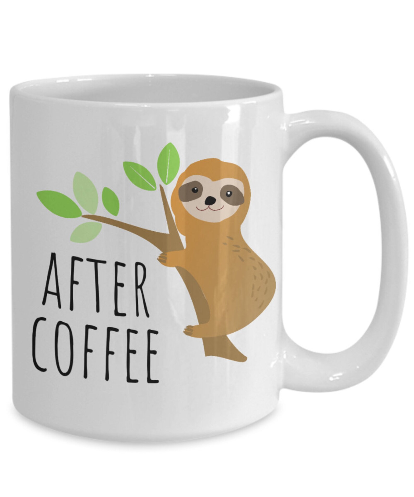Sloth Mug Spirit Animal Sloth Funny Sloth Mug Sloth Mugs - Etsy