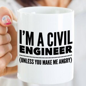 Civil Engineer Coffee Mug, Civil Engineer Gift, Mug for Civil Engineer ...