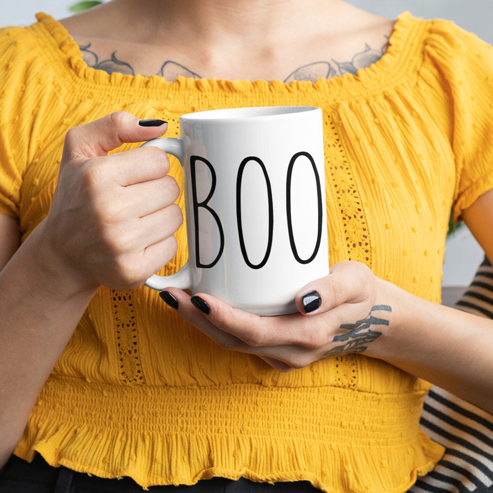 Boo Mug Boo Halloween Coffee Mug - Etsy
