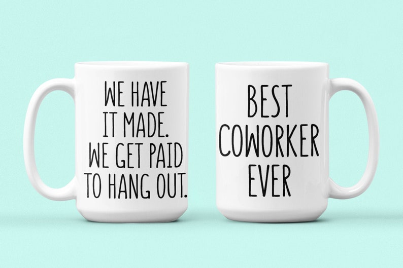 Best Coworker Ever Coffee Mug Coworker Friends Gift - Etsy