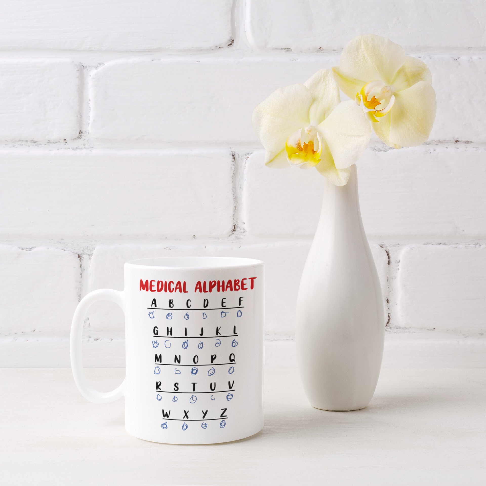 Medical Alphabet Doctor Mug Funny Doctor Mug Doctor | Etsy