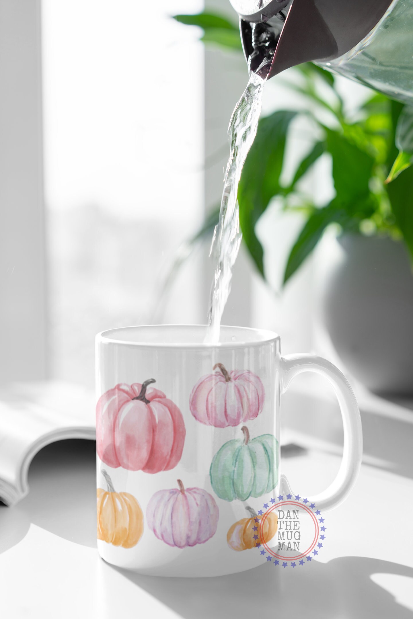 Pastel Pumpkin Mug Pumpkin Gifts Colorful Pumpkin Fall Mug | Etsy