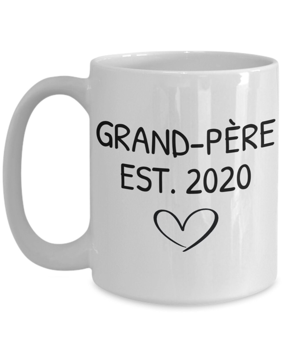 French Grandfather Coffee Mug Grand-père Est 2020 French - Etsy