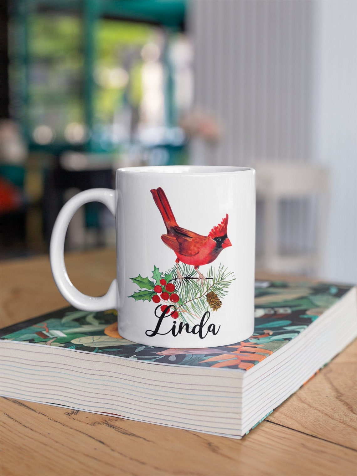 Cardinal Name Coffee Mug Cardinal Gifts for Her Personalized | Etsy