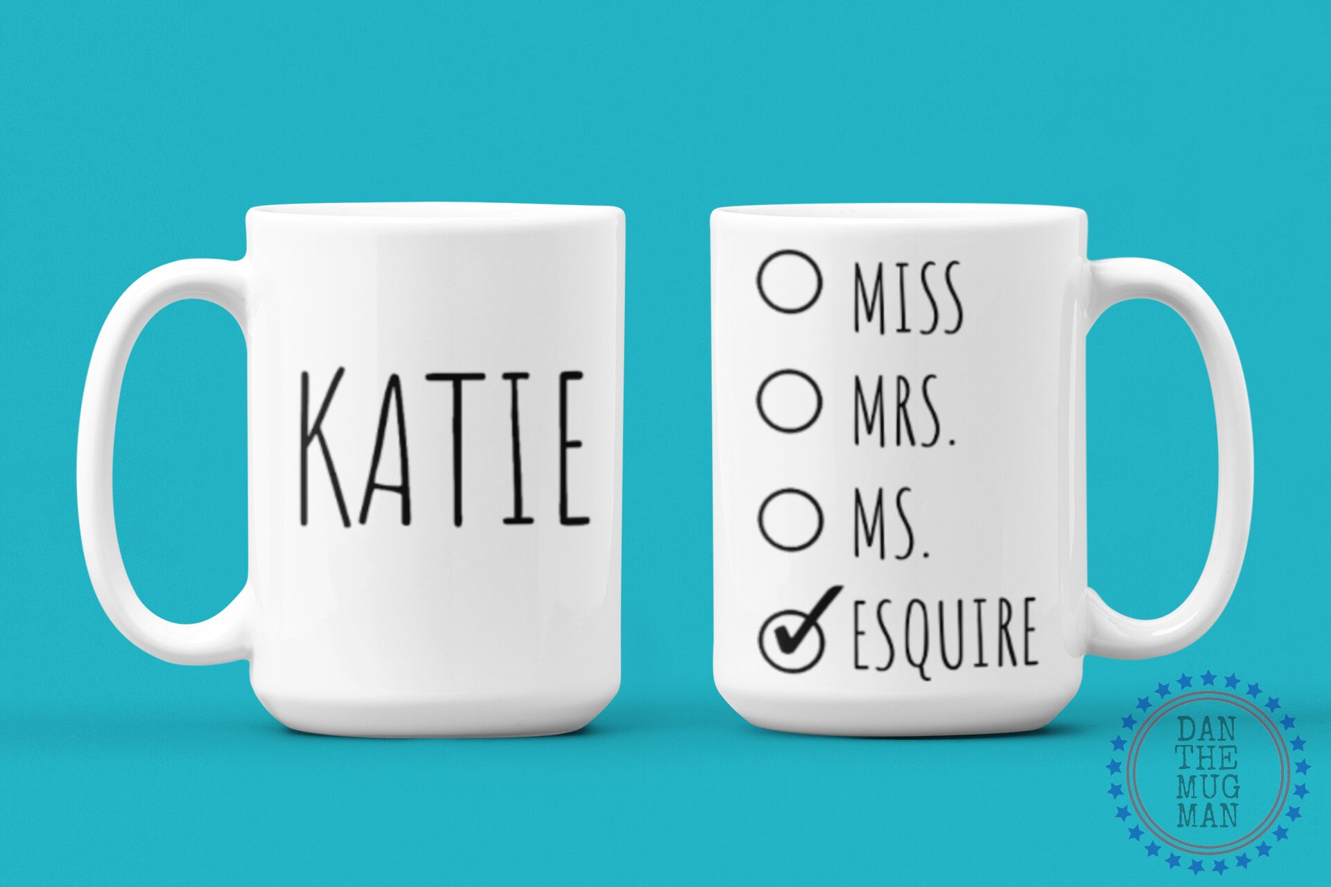 Esquire Gift Personalized With Name Esquire Mug Esquire - Etsy