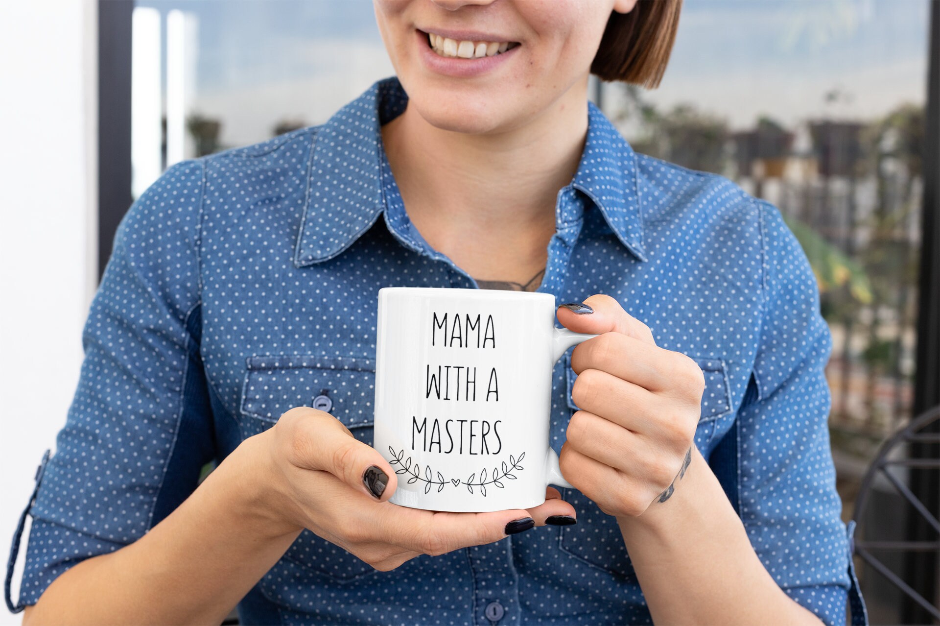 Mama With a Masters Coffee Mug Mug for Mom With Master's | Etsy