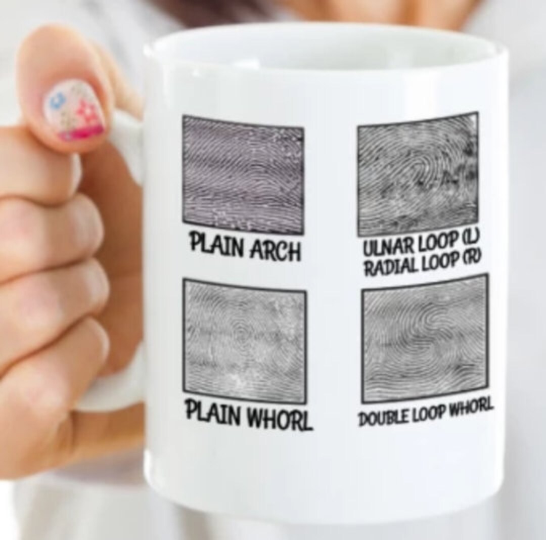 Fingerprint Coffee Mug, Forensic Anthropologist, Forensic Anthropology ...
