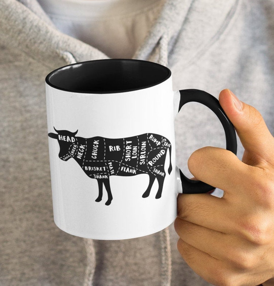 Butcher Gift, Butcher Mug, Cow Mug, Cow Gifts, Cattle Rancher, Cattle ...