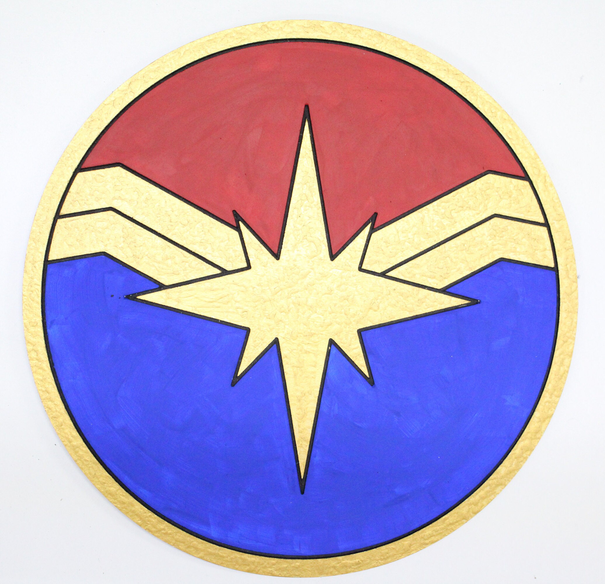 Captain Marvel Wooden Sign Captain Marvel Avenger Wall Decor - Etsy