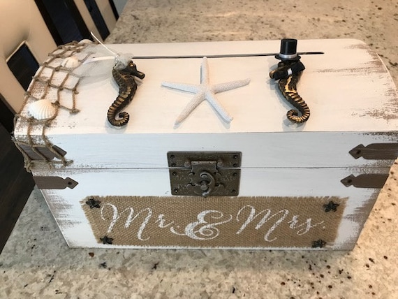 Lighthouse Themed Wedding Card Boxes