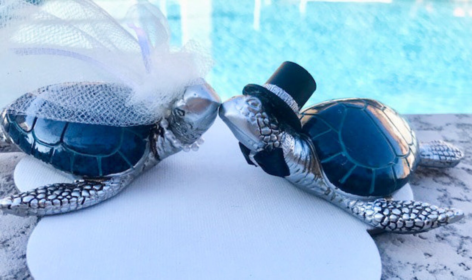 Beach Wedding Cake Topper Destination Wedding Cake Topper - Etsy