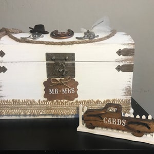 Western Wedding Card Box, Country Theme Wedding Card Box , Rustic ...