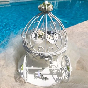 Cinderella Stage Coach Wedding Ring Box, Fairy Tale Wedding Ring Box ...