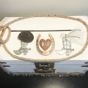 Western Wedding Card Box, Country Theme Wedding Card Box , Rustic ...