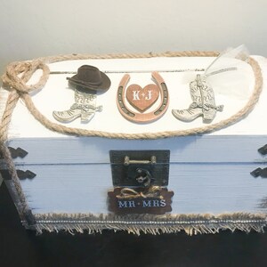 Western Wedding Card Box, Country Theme Wedding Card Box , Rustic ...