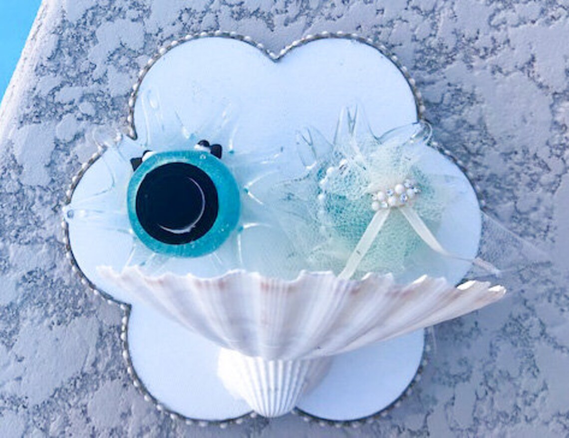 Beach Wedding Cake Topper Octopus Bride and Groom Cake | Etsy