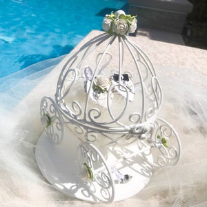 Cinderella Stage Coach Wedding Ring Box, Fairy Tale Wedding Ring Box ...