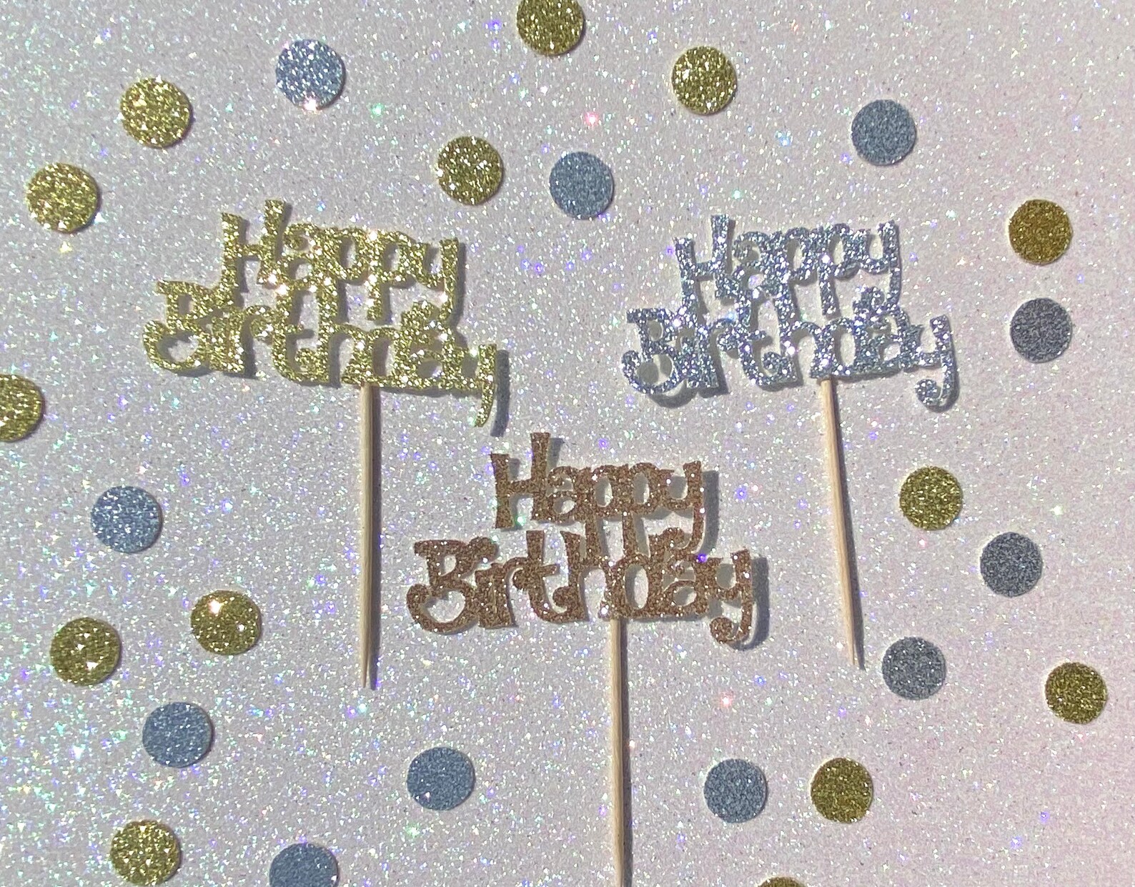 Happy Birthday Cupcake Toppers Birthday Cupcake Toppers - Etsy