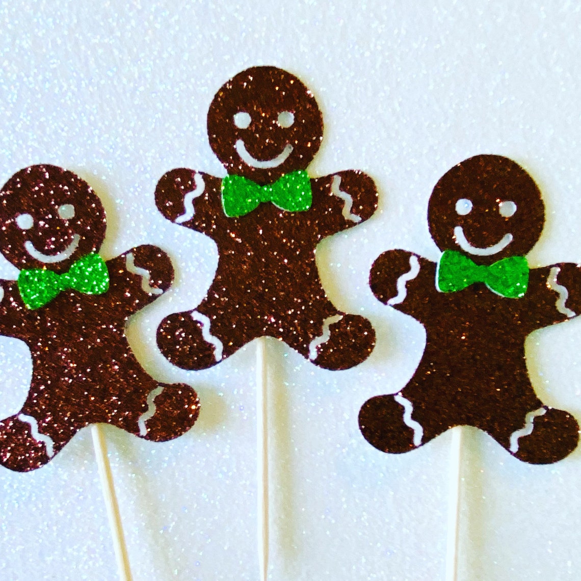 Gingerbread Man Gender Reveal Cupcake Toppers Gingerbread Man - Etsy ...