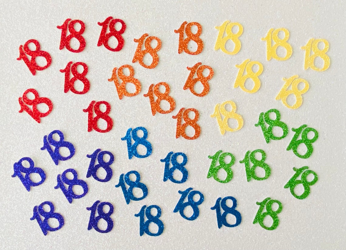 Number 8 Cupcake Topper Glitter Number 8 Birthday Topper | Etsy