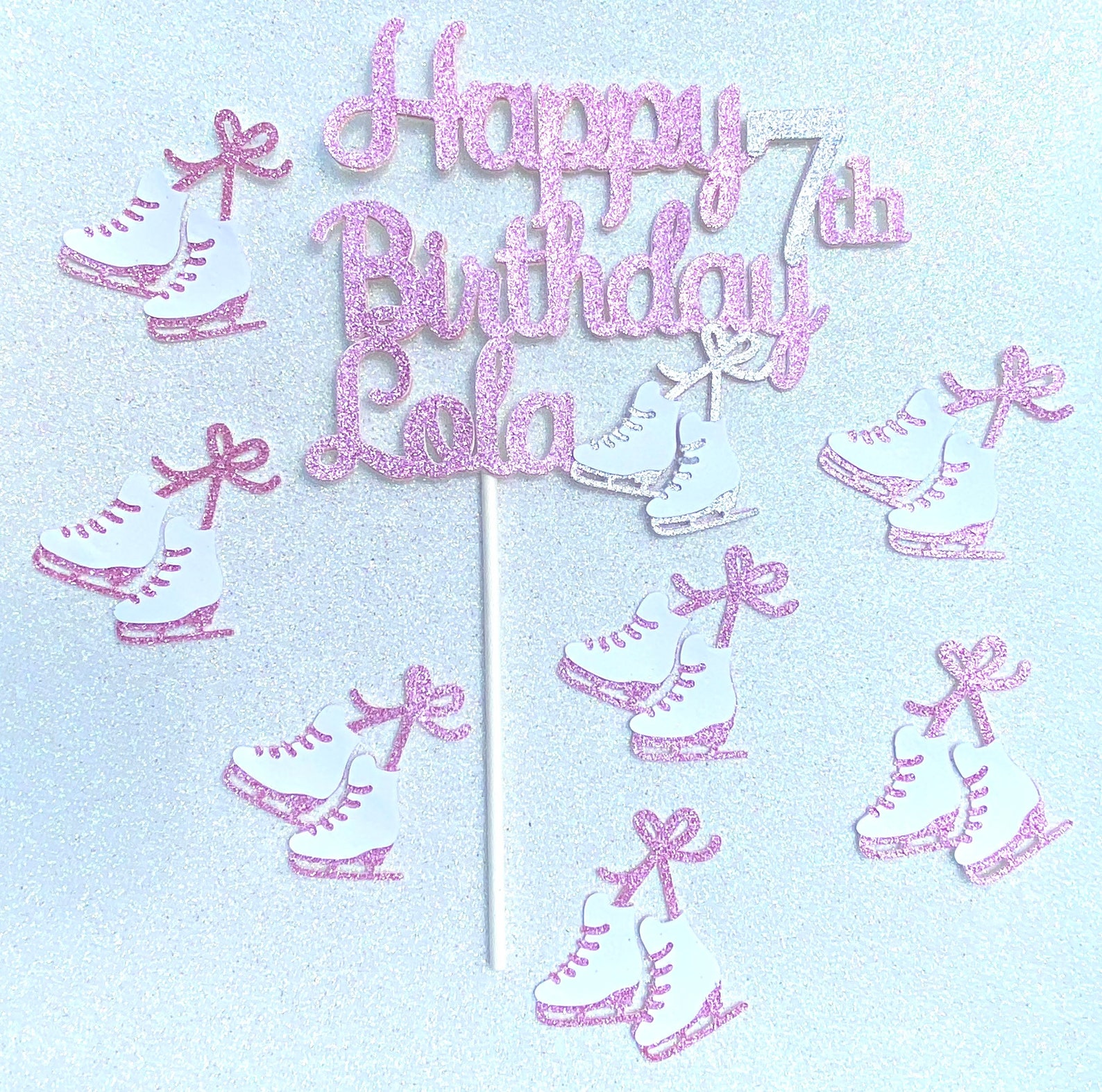 Happy Birthday ANY NAME Cake Topper Personalized Name - Etsy